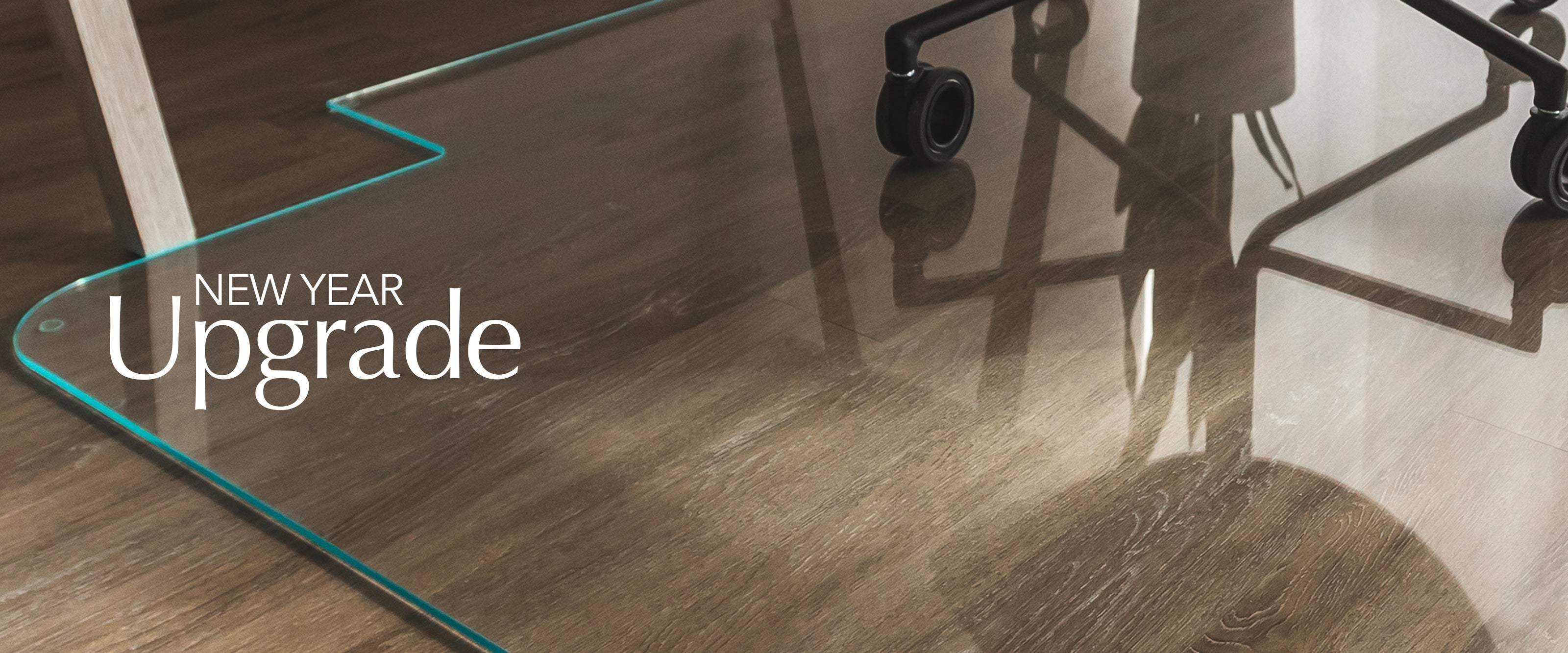 Vitrazza: Glass Office Chair Mat For Carpet, Hardwood & Tile