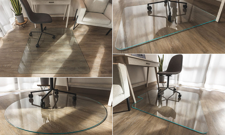 Vitrazza Glass Chair Mats vs Plastic: Which One to Choose? | Vitrazza