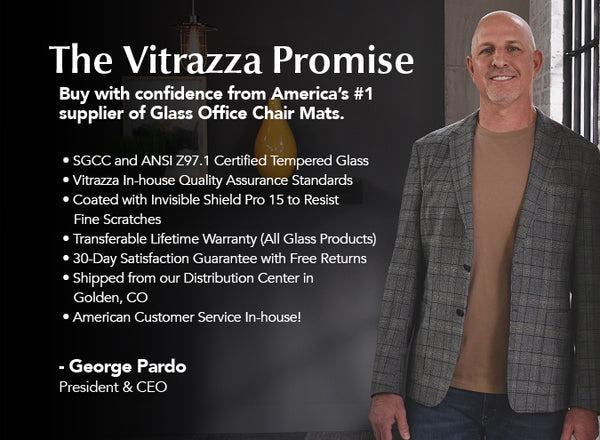 About Vitrazza - Leader in Premium Glass Chair Mats