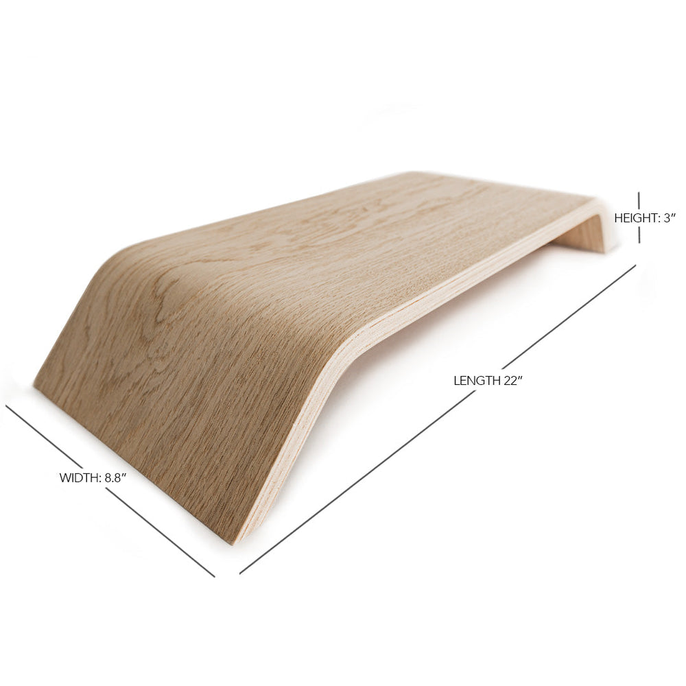 Wood Monitor Riser