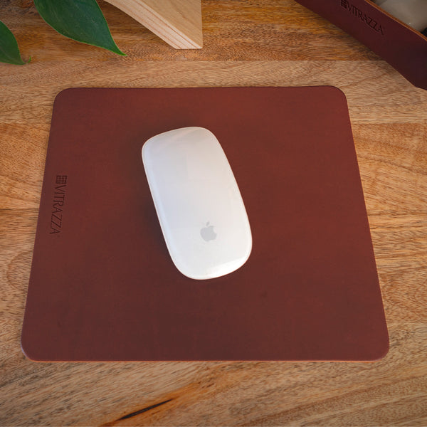 Vitrazza: Leather Mouse Pad
